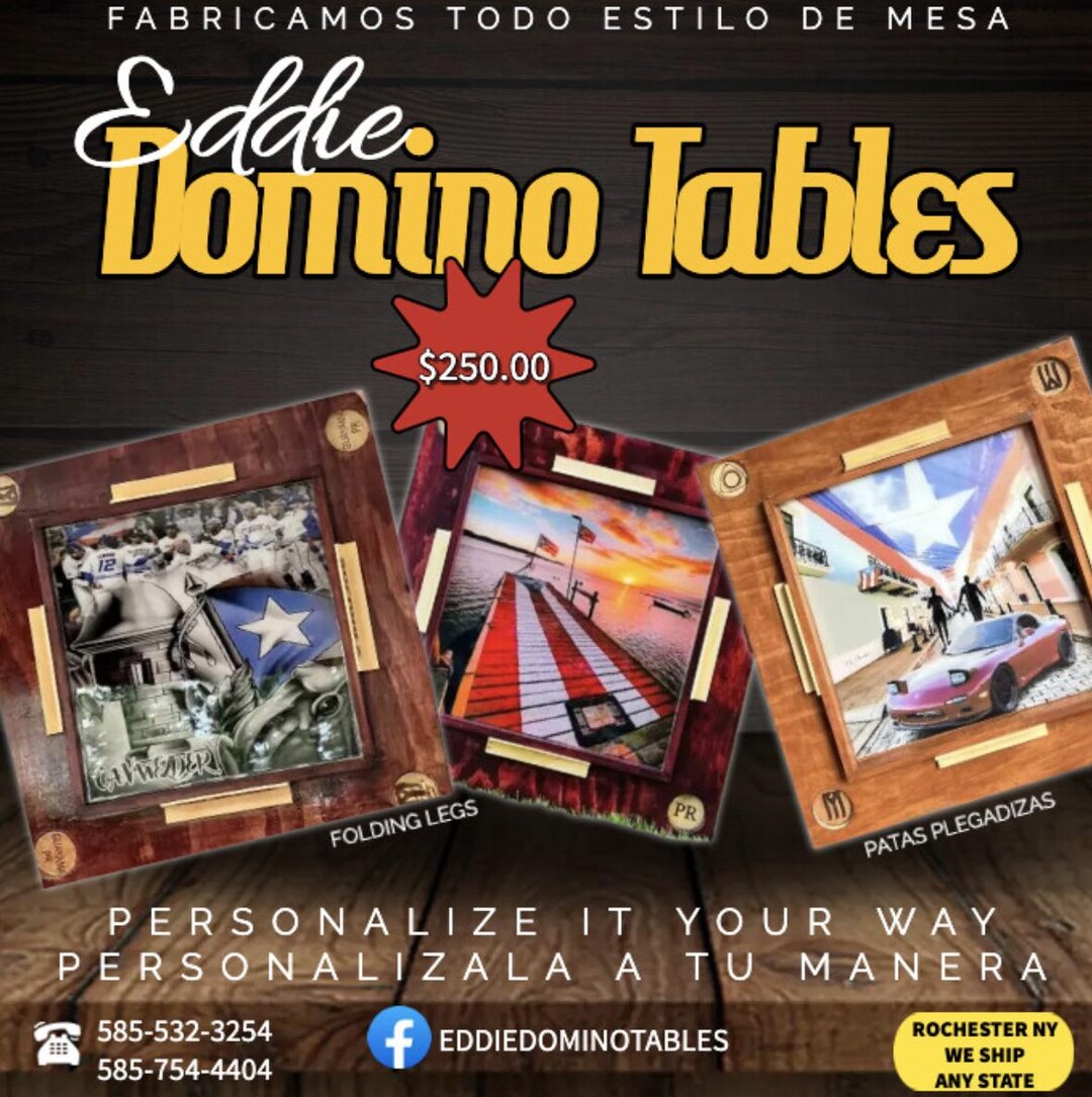 Custom Made Domino Table - Etsy