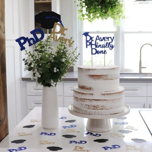 Phd Graduation Decorations Party Pack, Phd Graduation Party Decor, Phd ...