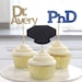 Phd Cupcake Toppers Phd Grad Phd Graduation Party Decor - Etsy