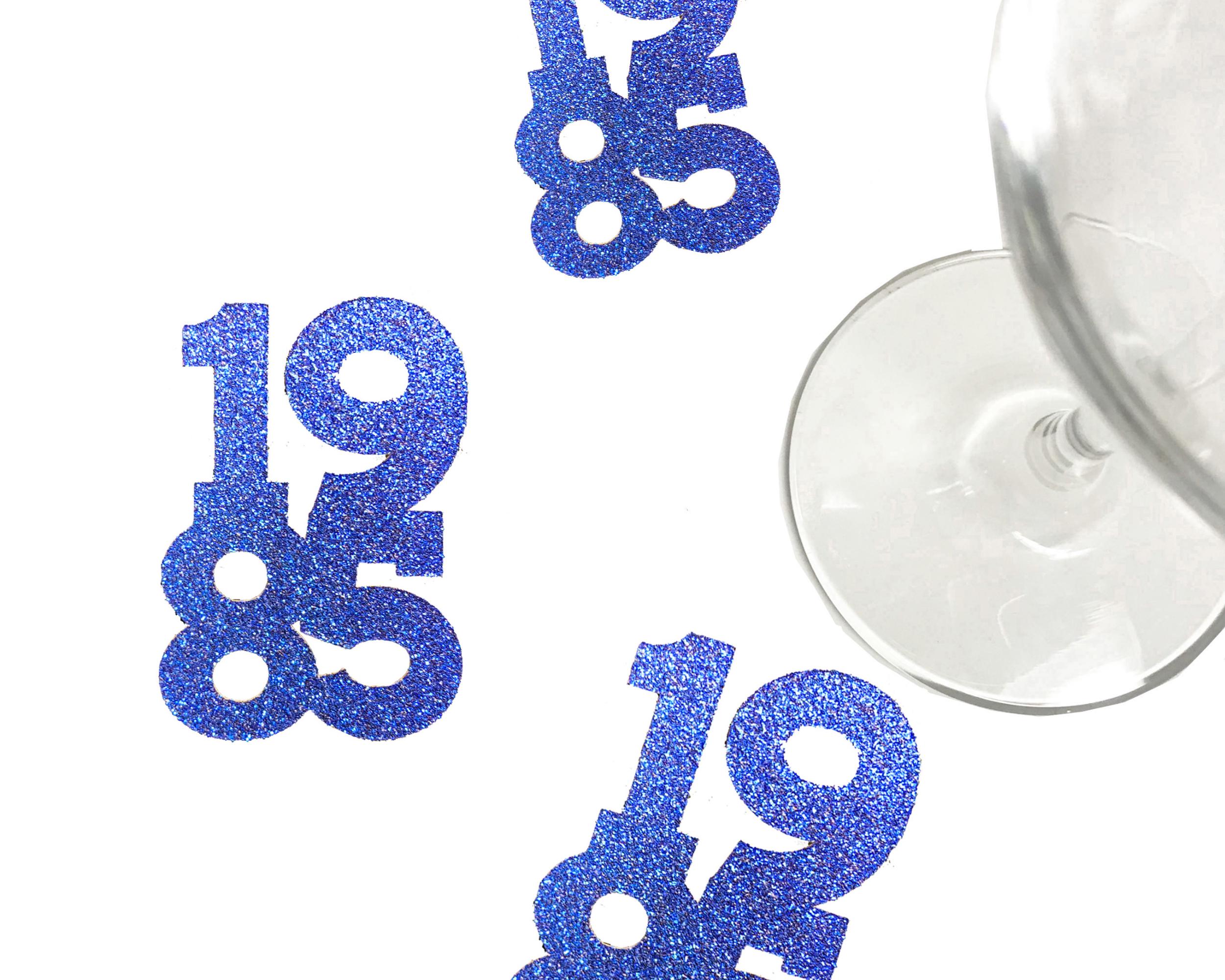 Class of 1985 Table Confetti, 40th High School Reunion Decorations ...