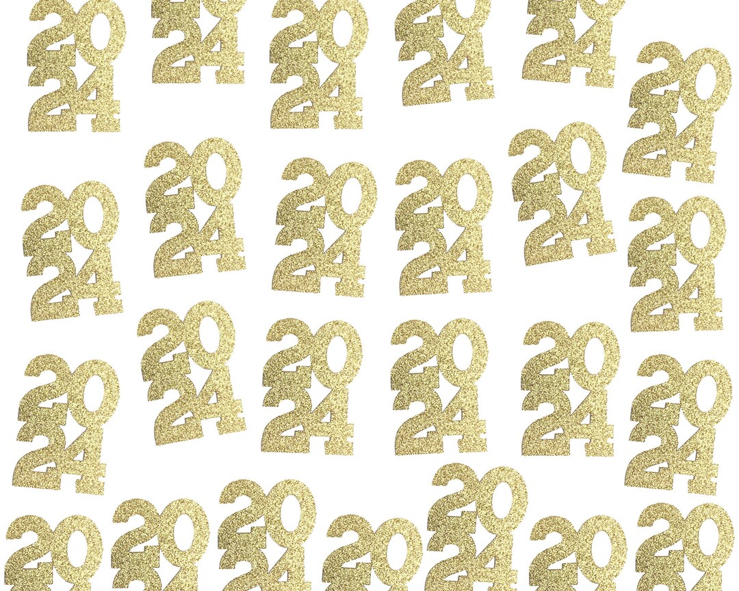 New Years Eve Confetti, 2024 New Years Eve Decorations, Happy New Years ...