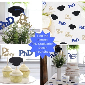 Phd Phinally Done Graduation Cake Topper, 2025 Phd Graduation ...