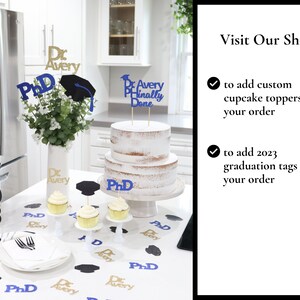 Phd Graduation Decorations Party Pack, Phd Graduation Party Decor, Phd ...