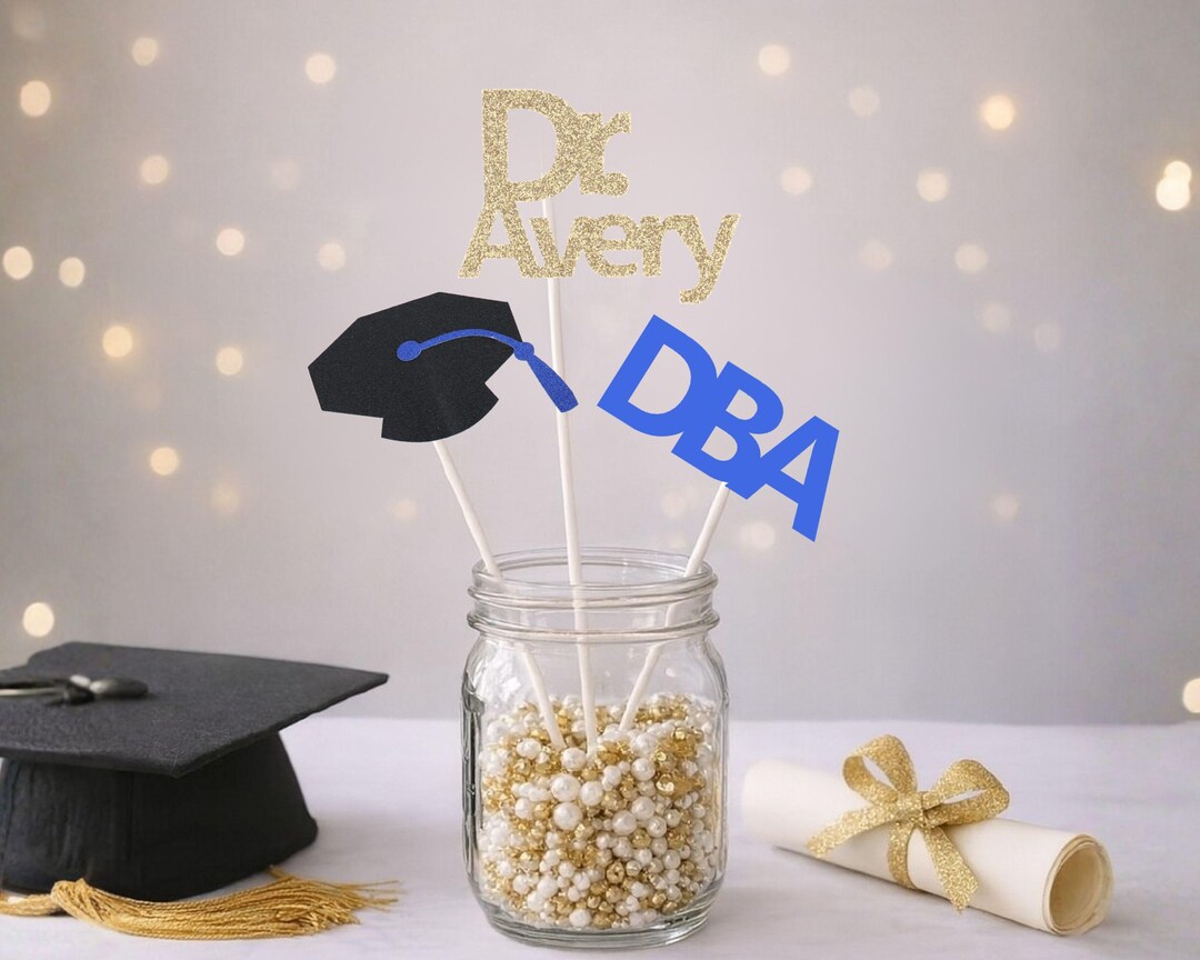 DBA Custom Graduation Centerpiece Set, Doctor of Business ...