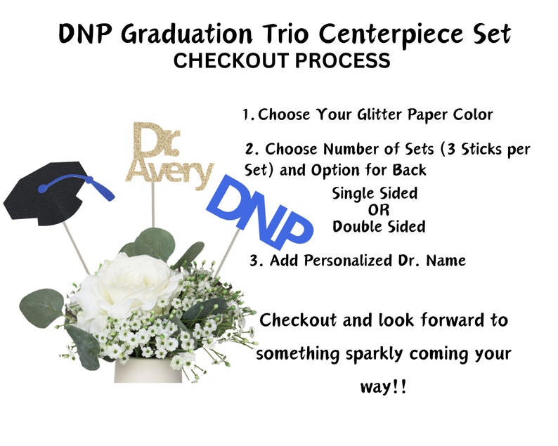 2026 DNP Graduation Table Centerpiece Set, DNP Graduation Decorations ...