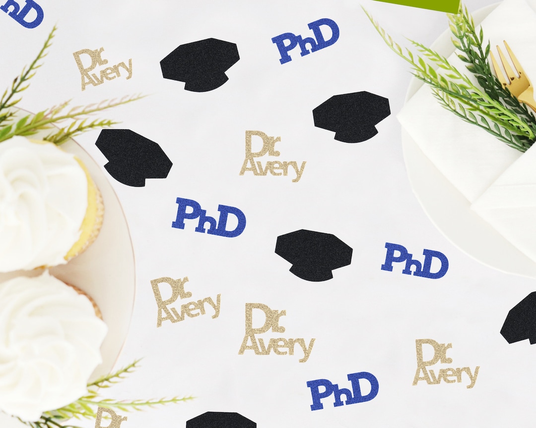 Phd Table Confetti Graduation Party Decoration, 2026 Phd Graduation ...