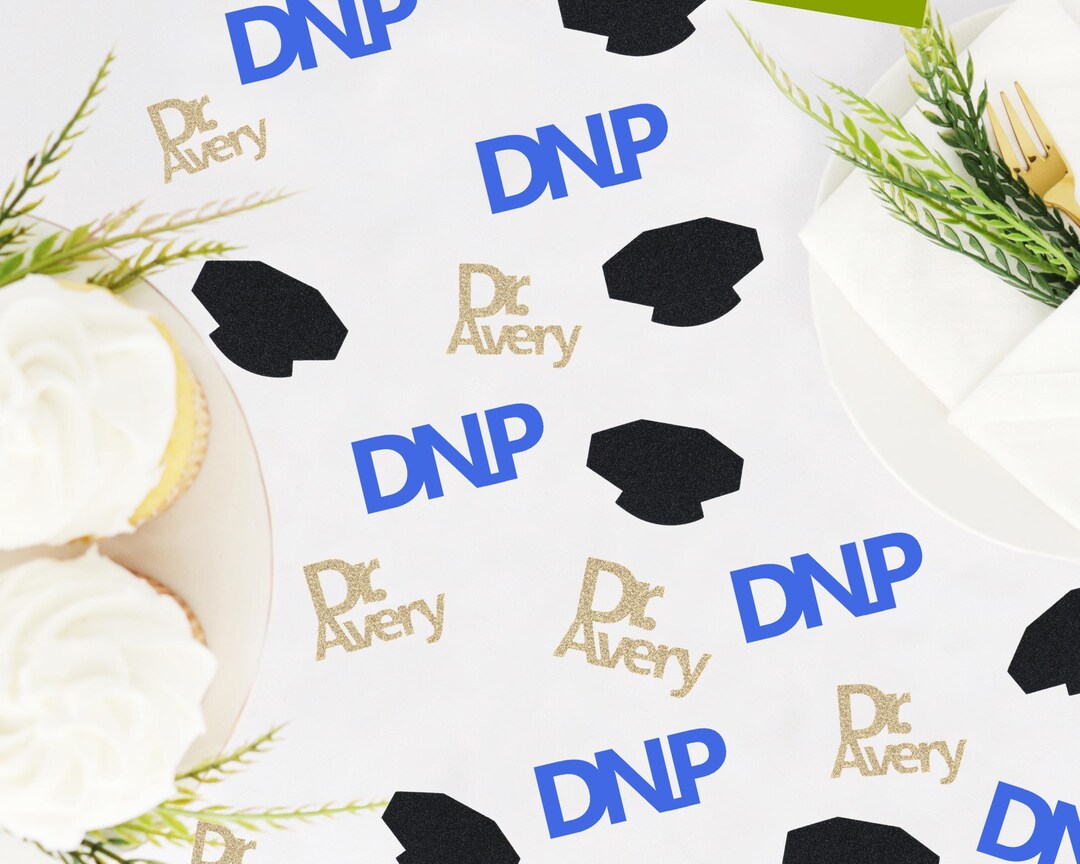 DNP Graduation Decoration, Personalized 2026 DNP Graduation Confetti ...