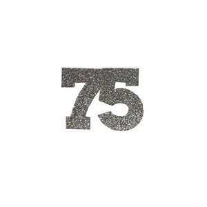 75th Birthday Decoration, 75 Confetti, Personalized 75th Birthday ...