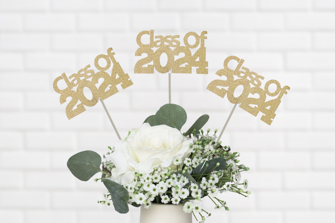 Class of 2024 Graduation Table Centerpieces, Graduation Party ...