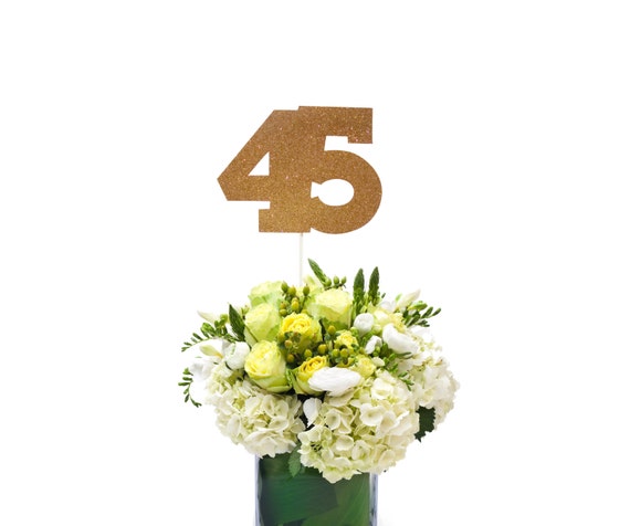 45th Class Reunion Decoration 45 Centerpiece Stick Class of | Etsy