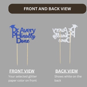 Phd Phinally Done Graduation Cake Topper, 2025 Phd Graduation ...