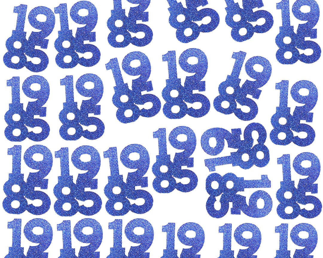 Class of 1985 Table Confetti, 40th High School Reunion Decorations ...