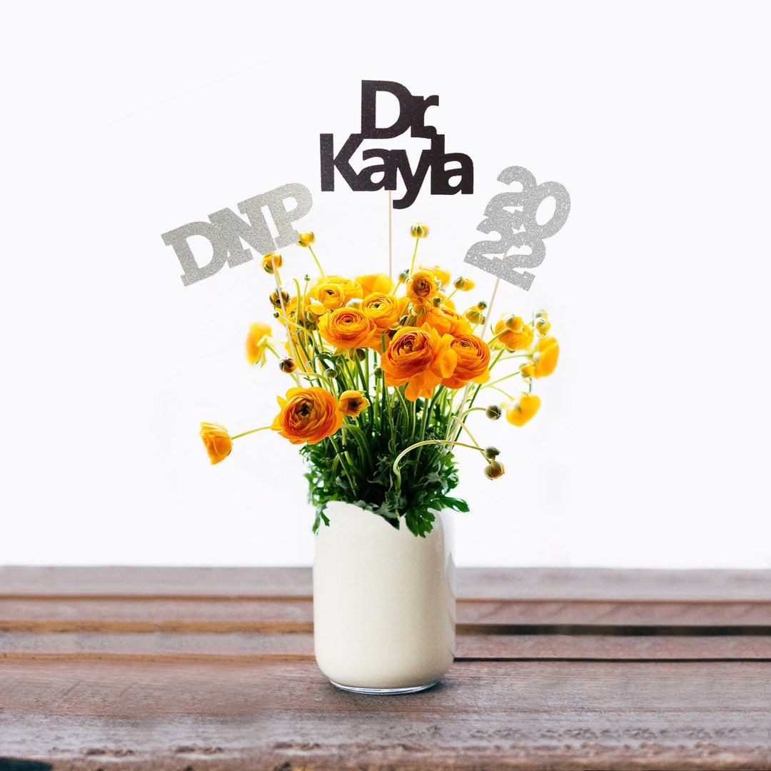 DNP Nursing Graduation Decorations 2024, Graduation Centerpiece Sticks ...