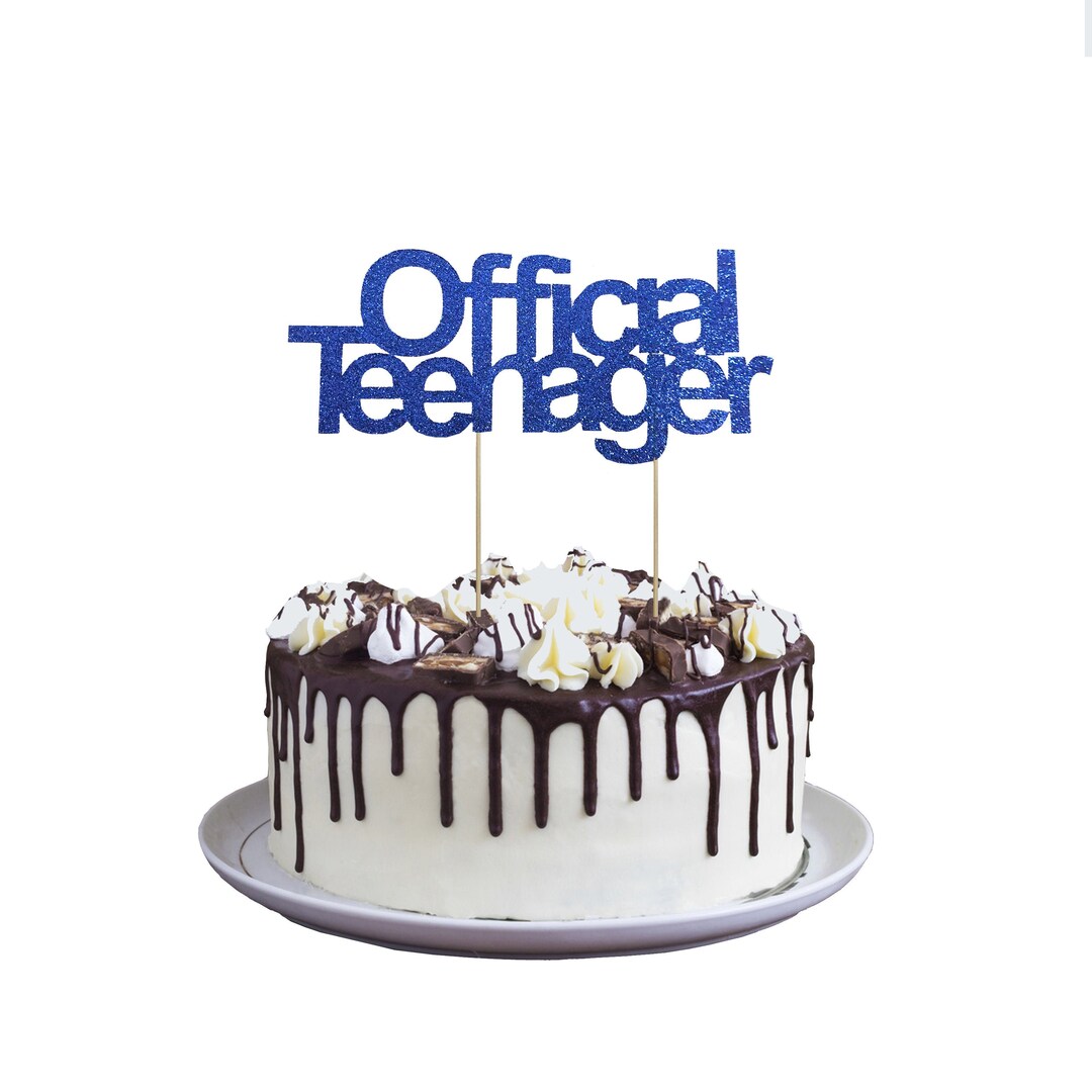 Official Teenager Cake Topper, 13th Birthday Cake Topper, 13 Cake ...