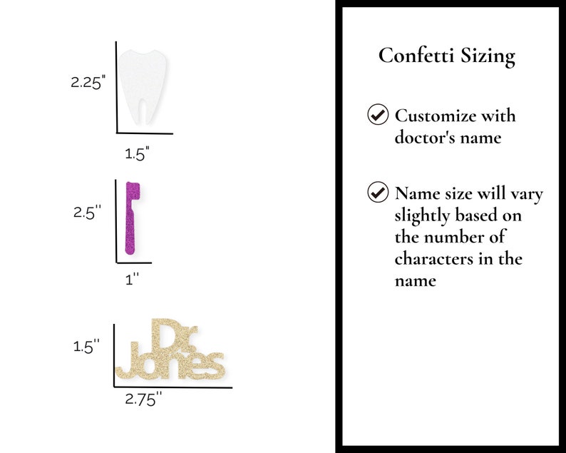 Dental School Graduation Party Confetti, Dentist 2026 Grad Table ...