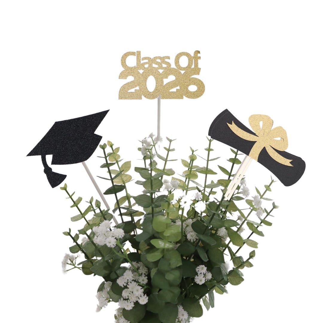 Class of 2026 Graduation Table Centerpieces, 2026 Graduation Party ...
