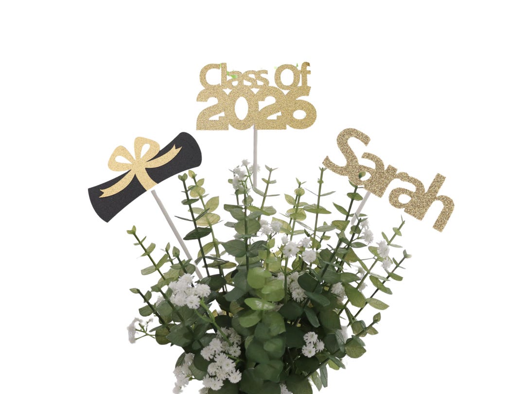 Personalized 2026 Graduation Table Centerpieces, Custom Name Graduation ...