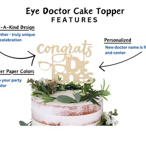 Optometry Party, Optometry Cake Topper, Optometry Graduation ...