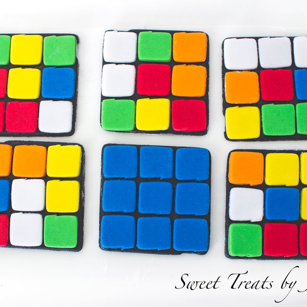 Rubiks Cube Cake Toppers - Etsy