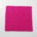 Large Cotton Dishcloth/ Washcloth in Hot Pink Hand Knit 8 - Etsy