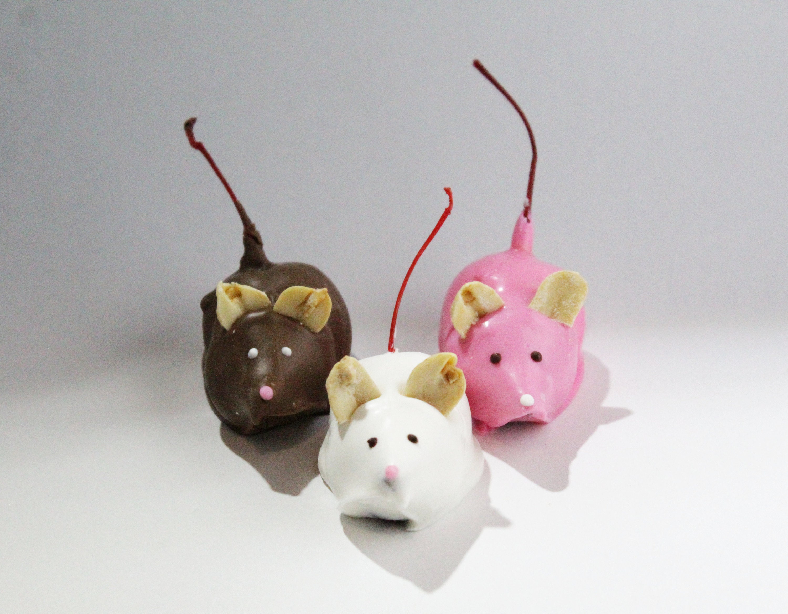 Chocolate Cherry Mice - Etsy