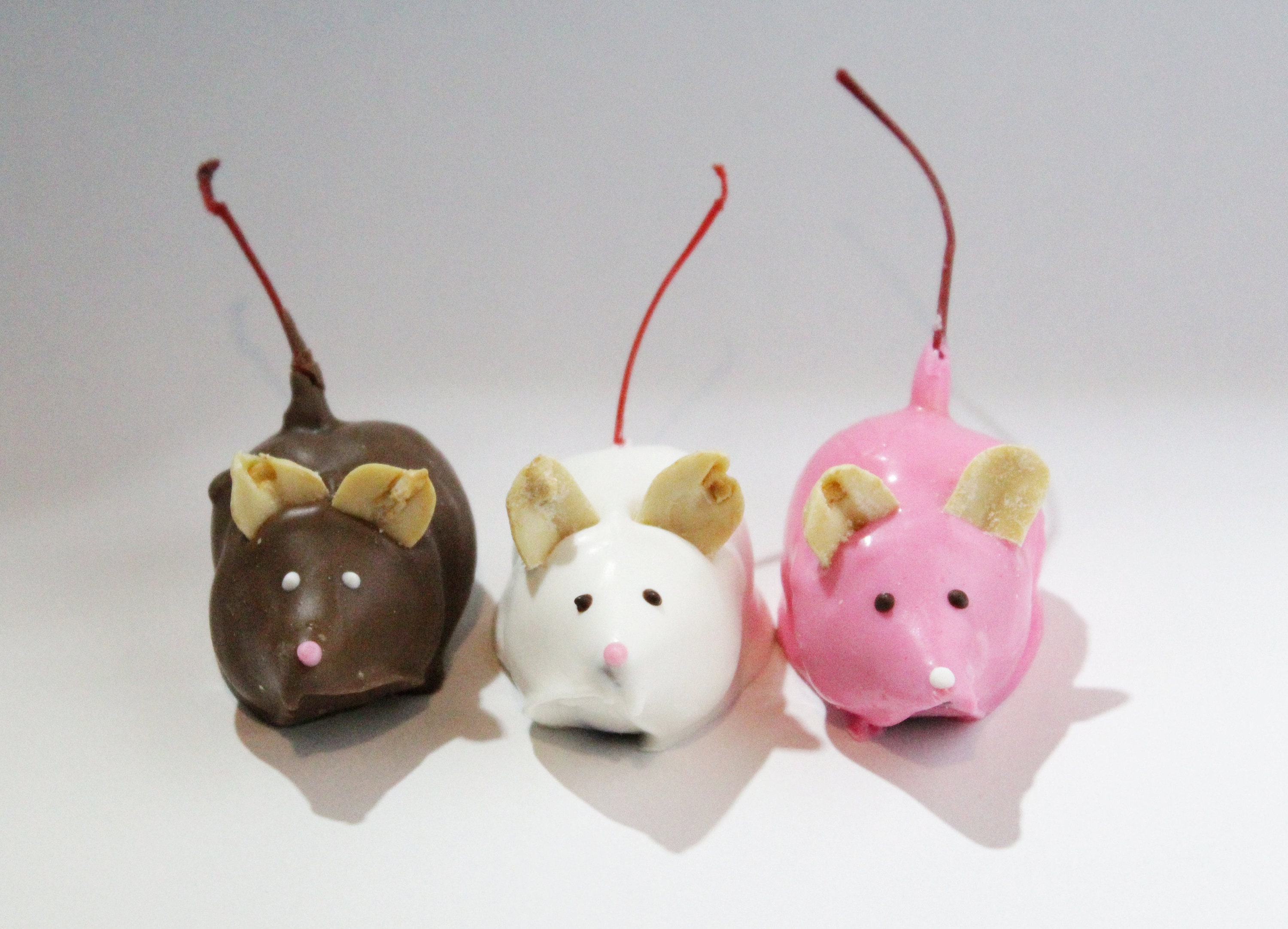 Chocolate Cherry Mice - Etsy