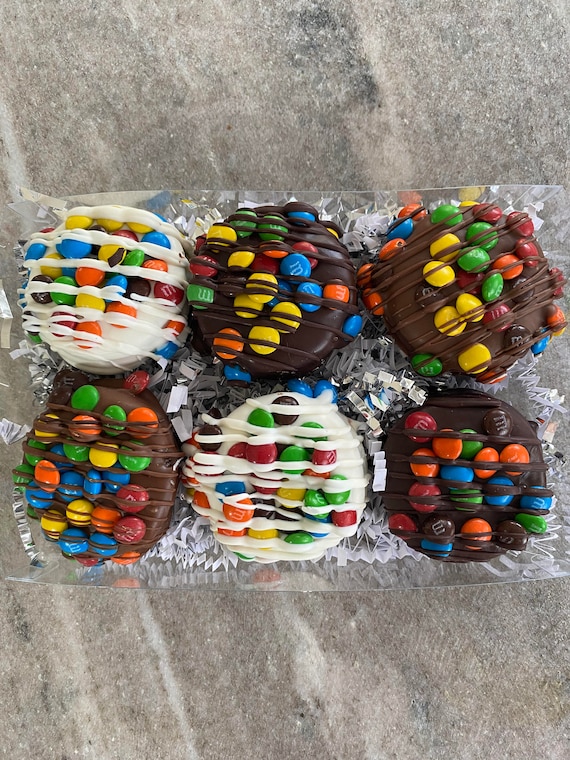 M&M's chocolate dipped Oreos | Etsy