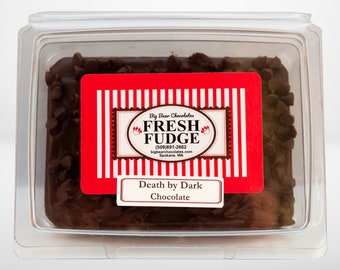 Dark Chocolate Creamy Fudge - Etsy