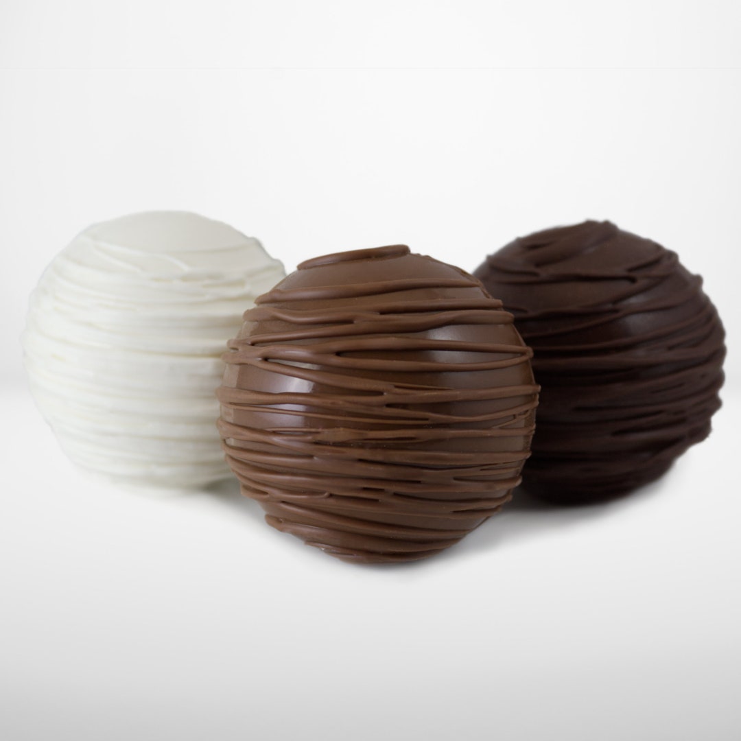 Hot Chocolate Bomb Pack of Three - Etsy