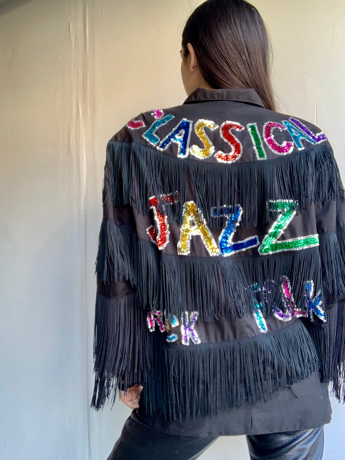 Bonnie Boerer Unlimited 80's Music Styles Sequin Fringe - Etsy