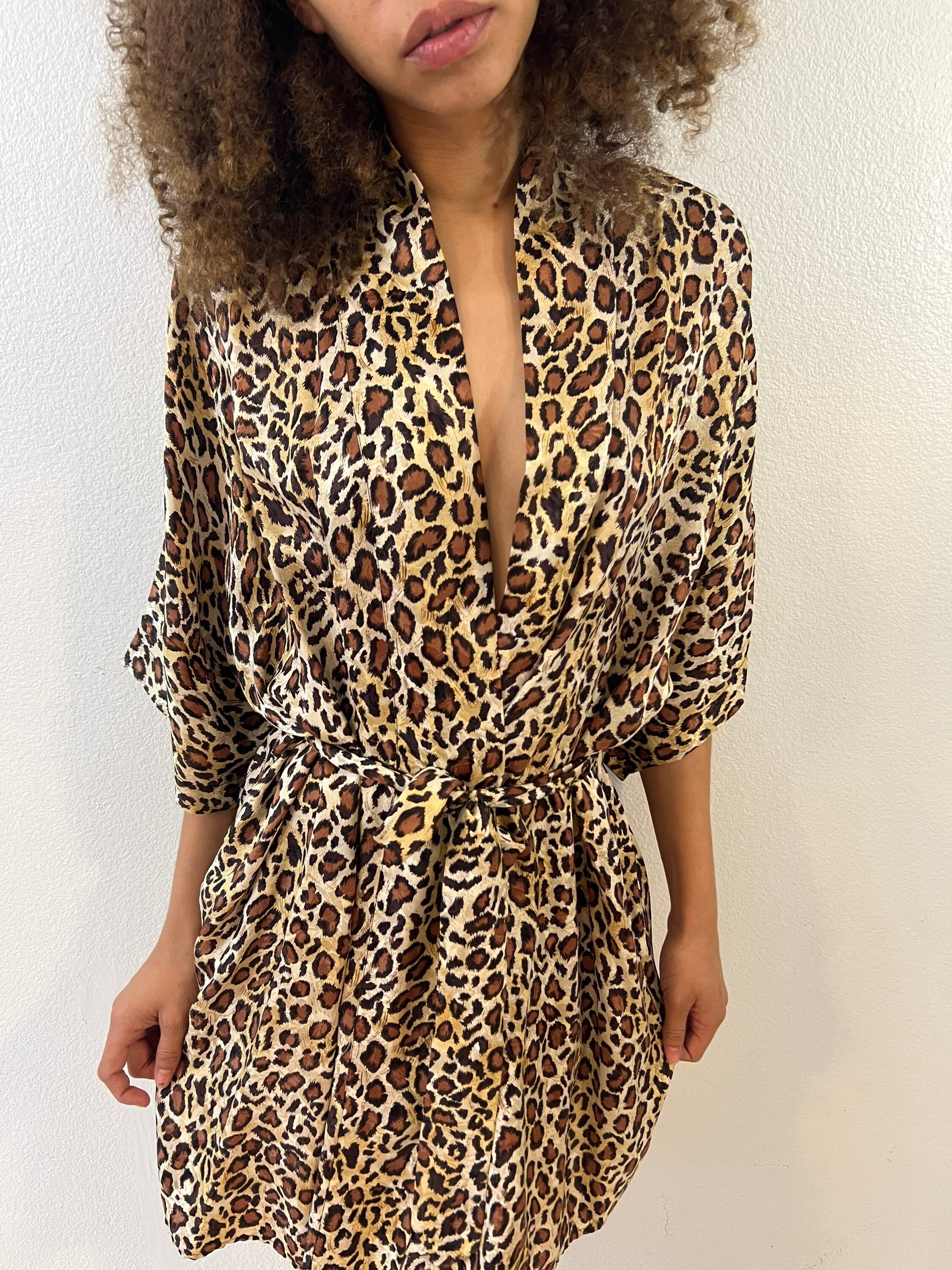 Vintage Silx by August Silk Robe - Etsy