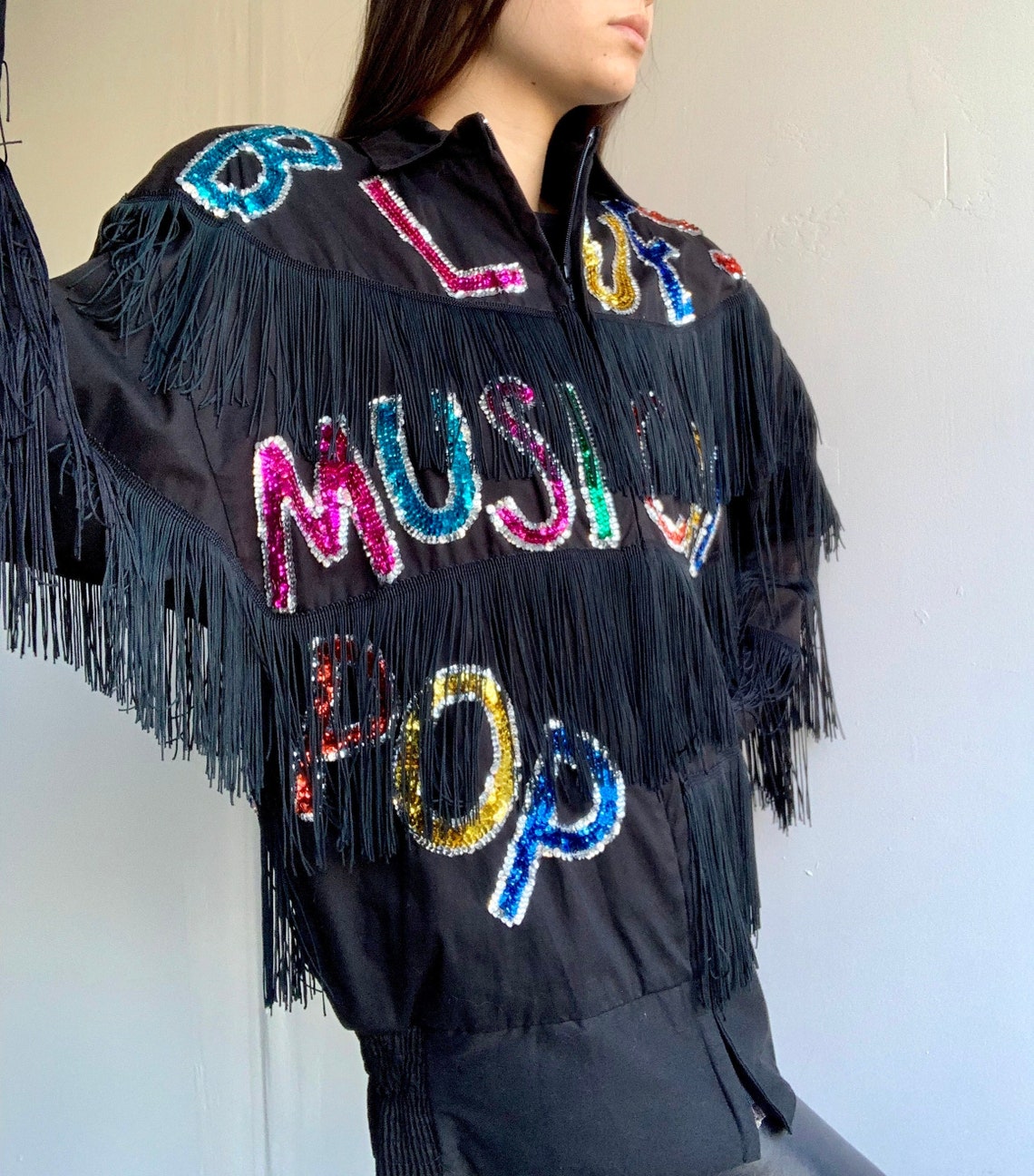 Bonnie Boerer Unlimited 80's Music Styles Sequin Fringe - Etsy