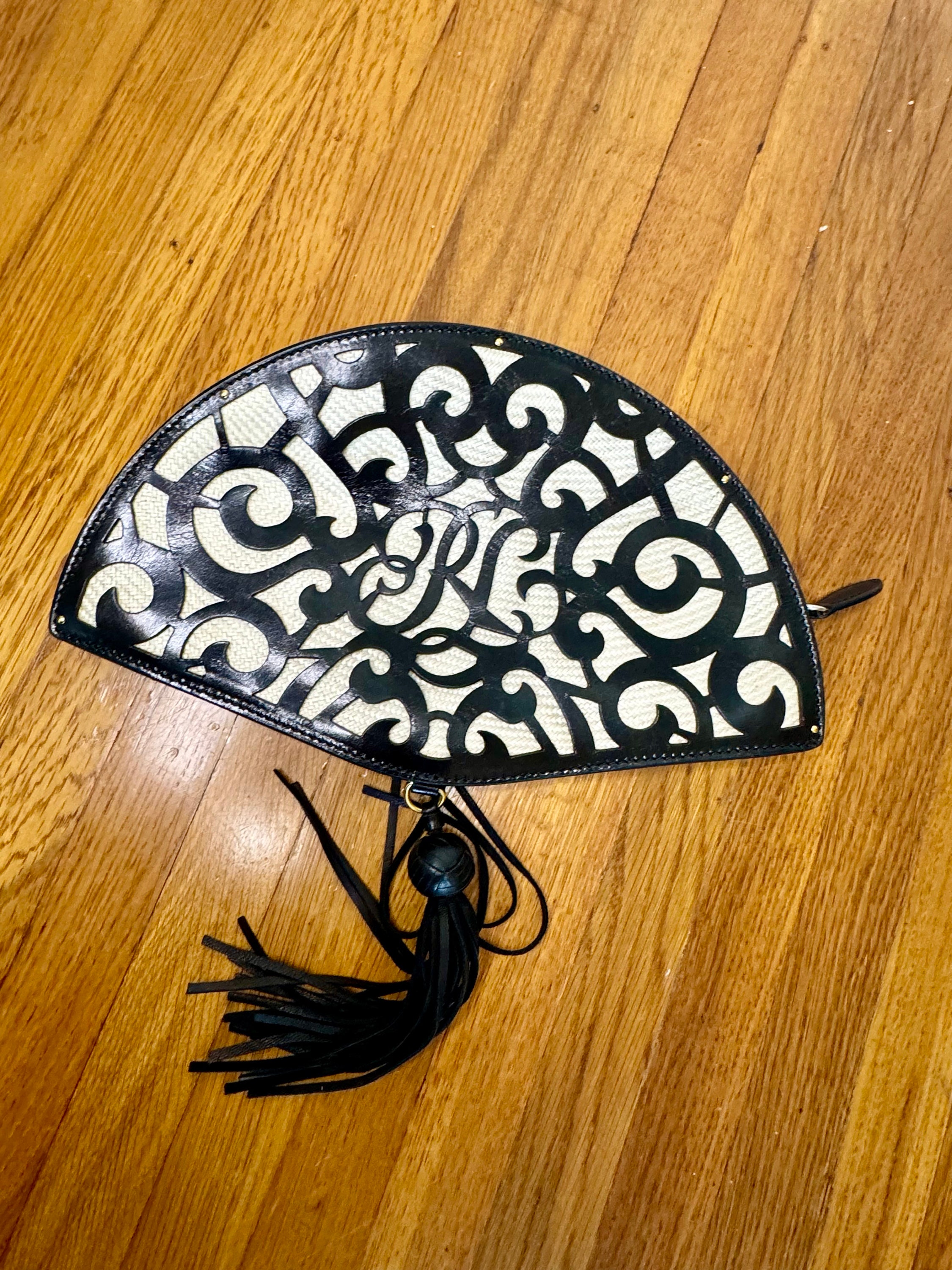 Vintage 90's Ralph Lauren Laser Cut Fan Evening Clutch - Etsy