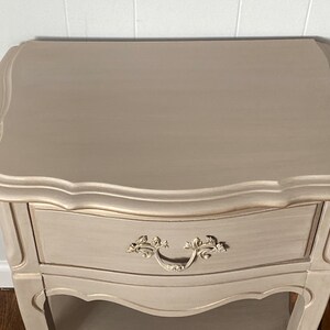 AVAILABLE Pair/set of Linen Beige Chic Nightstands/side Tables - Etsy