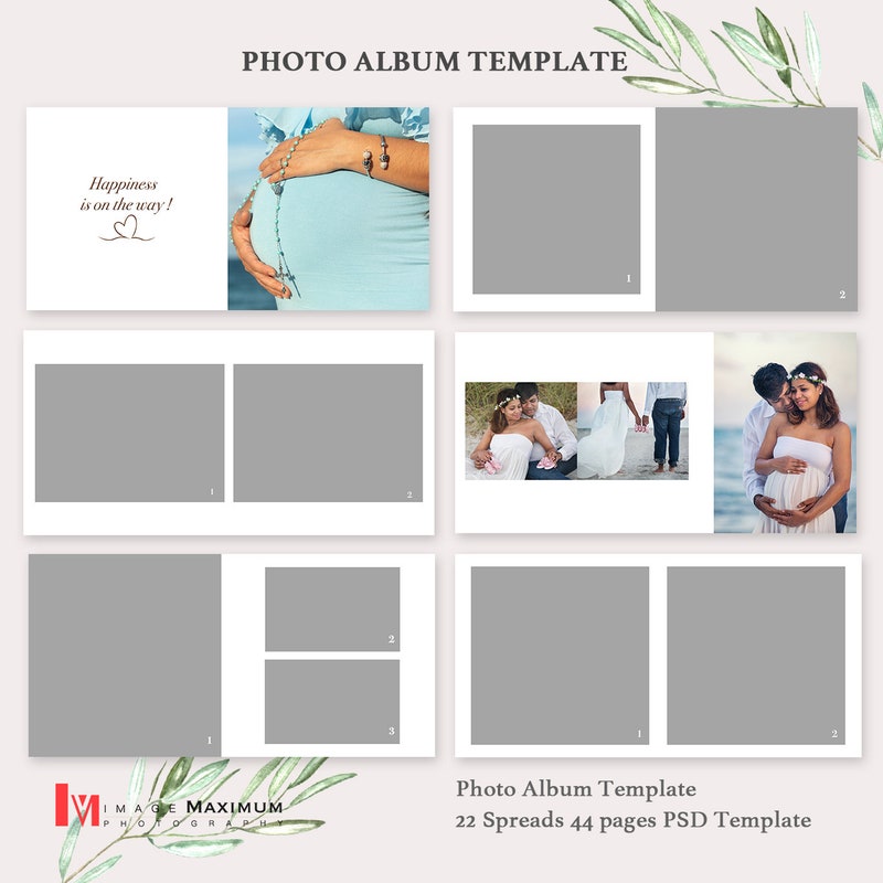 Square Album Template - Etsy