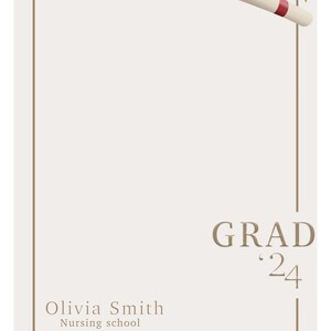 Graduation Photo Collage Template 5x7 & 8x10 PSD Layouts - Etsy