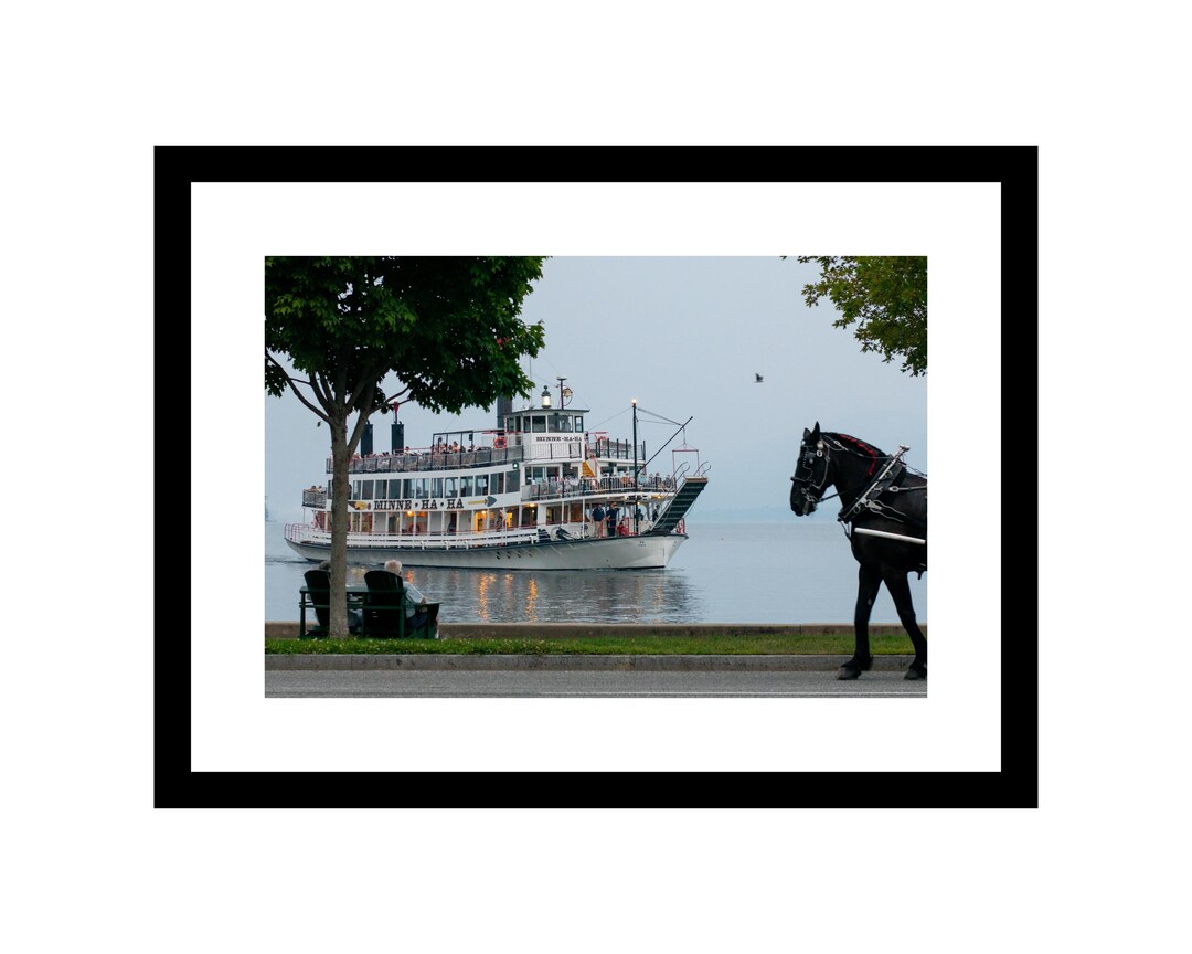 Mini Ha Ha and a Horse - Landscape Photography Print - Lake George NY ...