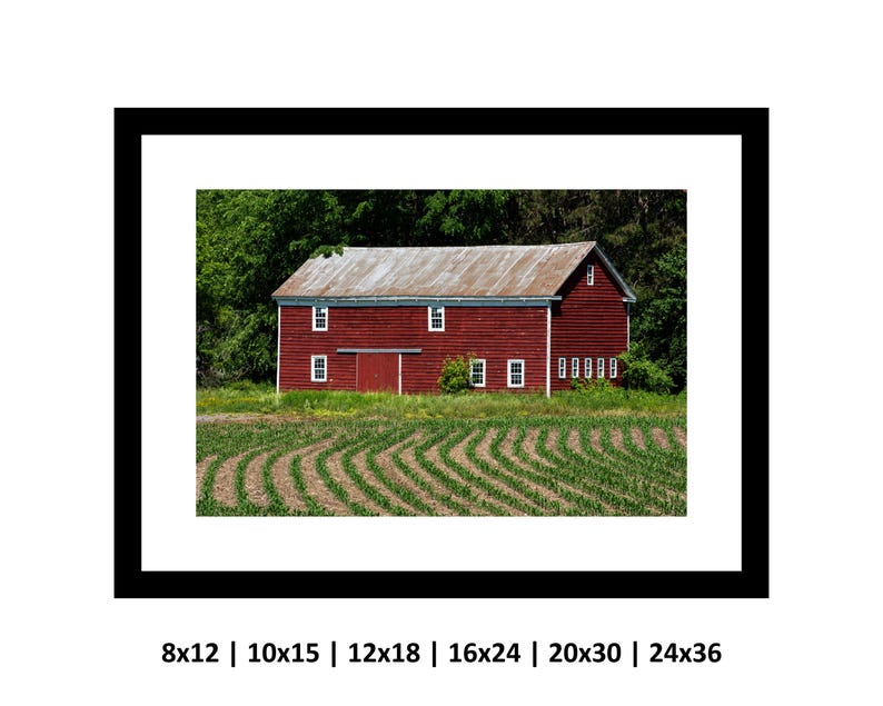 Red Barn, Landscape Photography Print, Farm Photo, Nature, Wall Art - Etsy