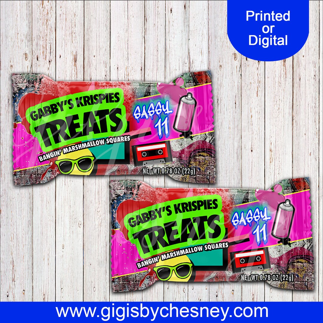 80s/90s Rice Krispie Treat Wrappers | Marshmallow Treat Wrappers ...