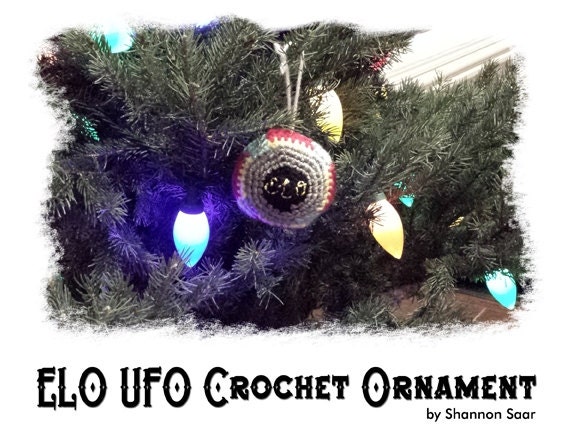 Electric Light Orchestra UFO Crochet Ornament Pattern Make Your Own ELO ...