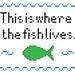 Mst3k Cross-stitch Pattern This is Where the Fish Lives - Etsy