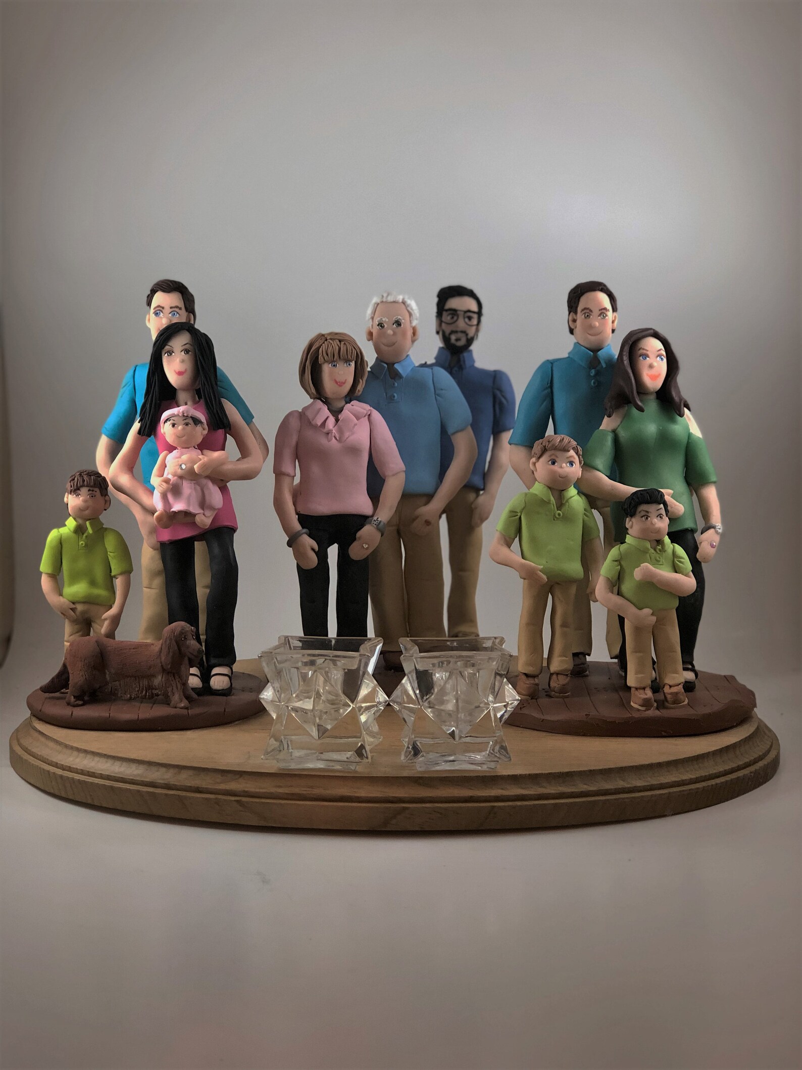 DEPOSIT LISTING ONLY Custom Polymer Clay Family Figurine | Etsy