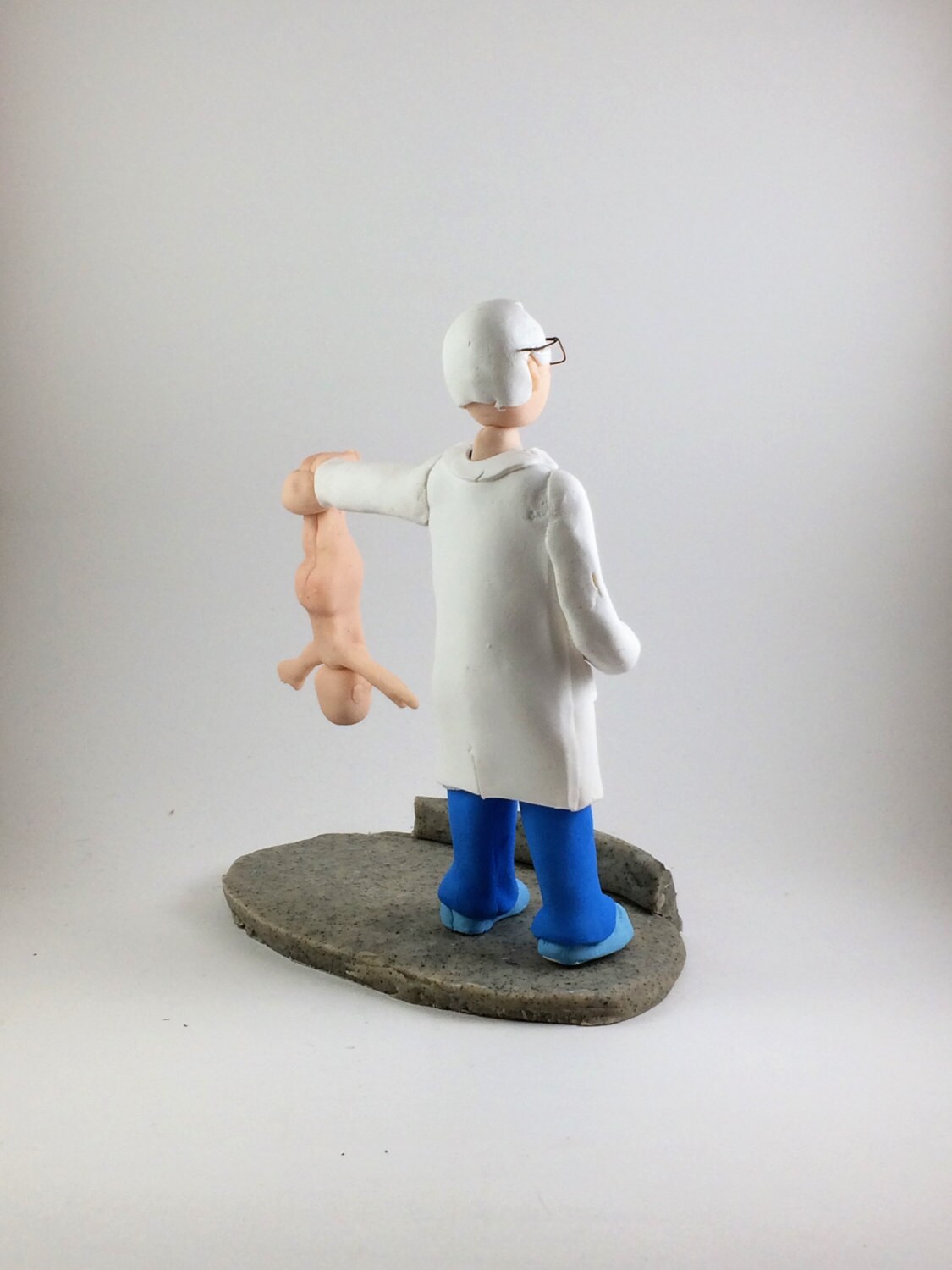 Custom Retirement Figurine Cake Topper. Midwife Sculpture - Etsy