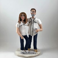 Custom Single Person Polymer Clay Cake Topper/figurine. A Hand Crafted ...
