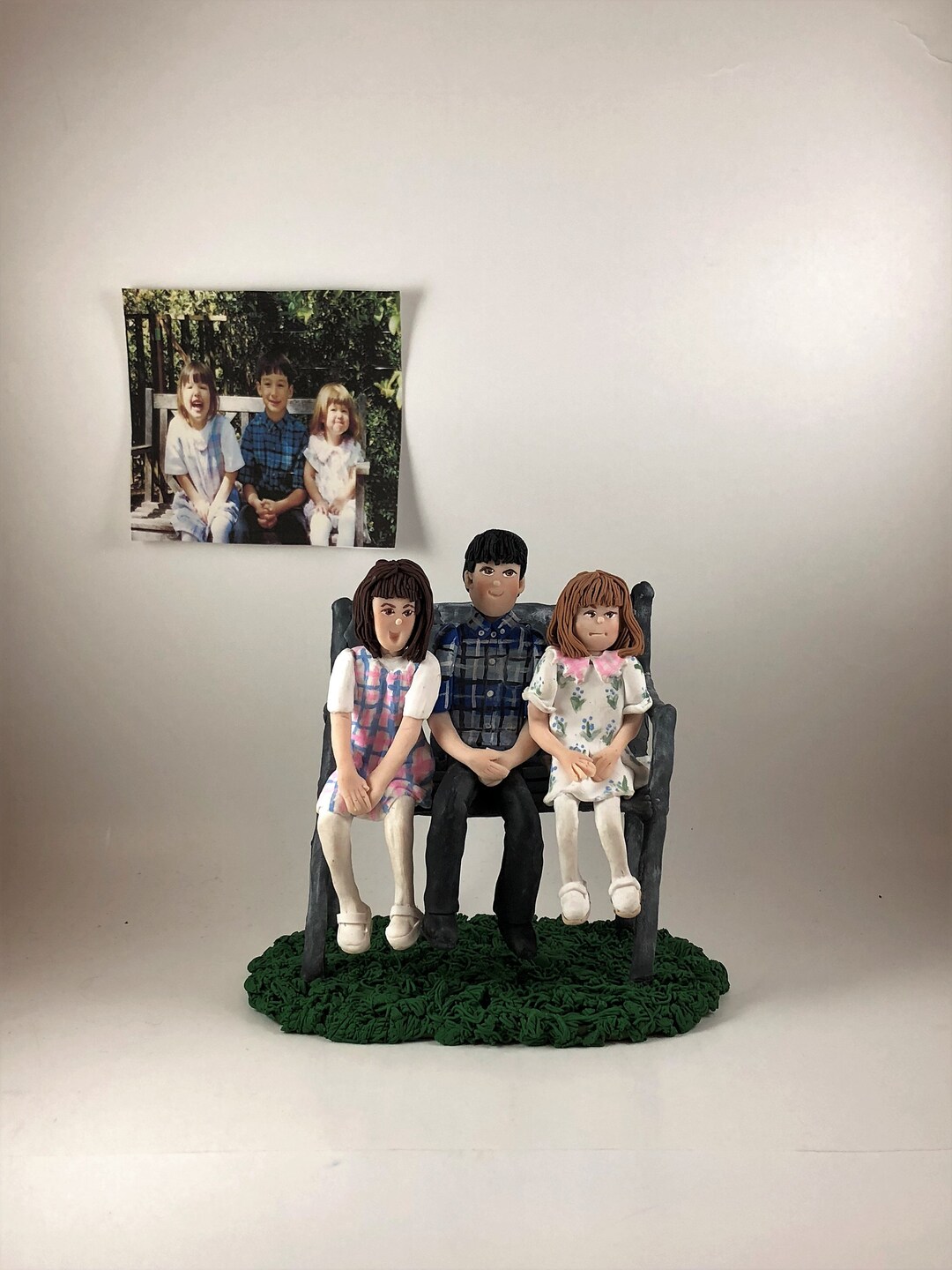 Custom Polymer Clay Family Figurine Cake Topper Handcrafted - Etsy