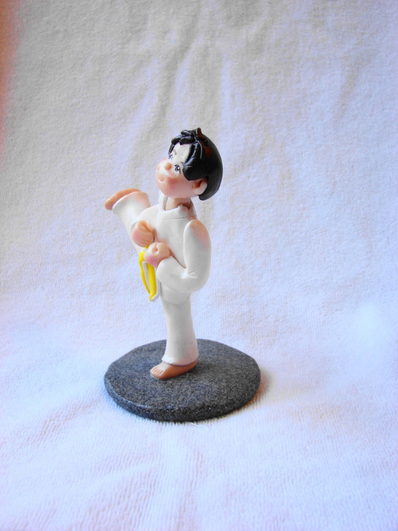 Custom Single Person Polymer Clay Cake Topper/figurine. A Hand Crafted ...