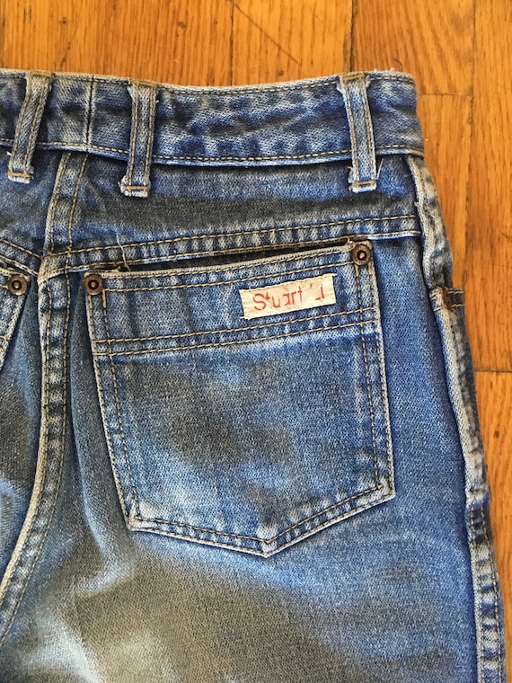 Vintage Stuart Li 70's 80's super high rise straight … - Gem