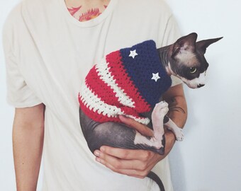 Uncle Sam Hat for Cats 4th of July Cat Accessory | Etsy