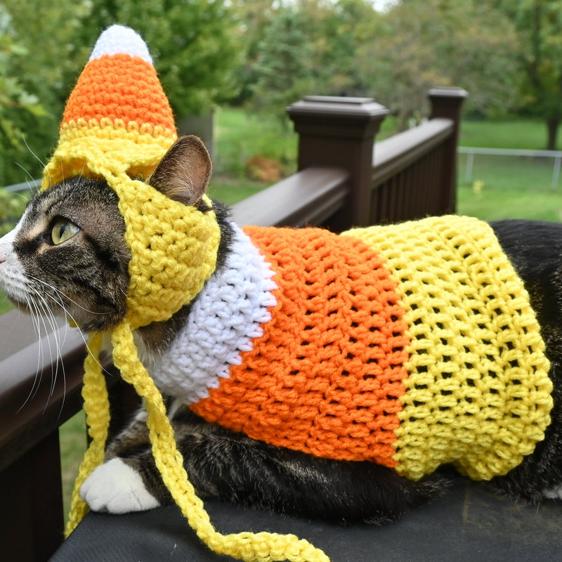 Candy Corn Dog Costume - Etsy