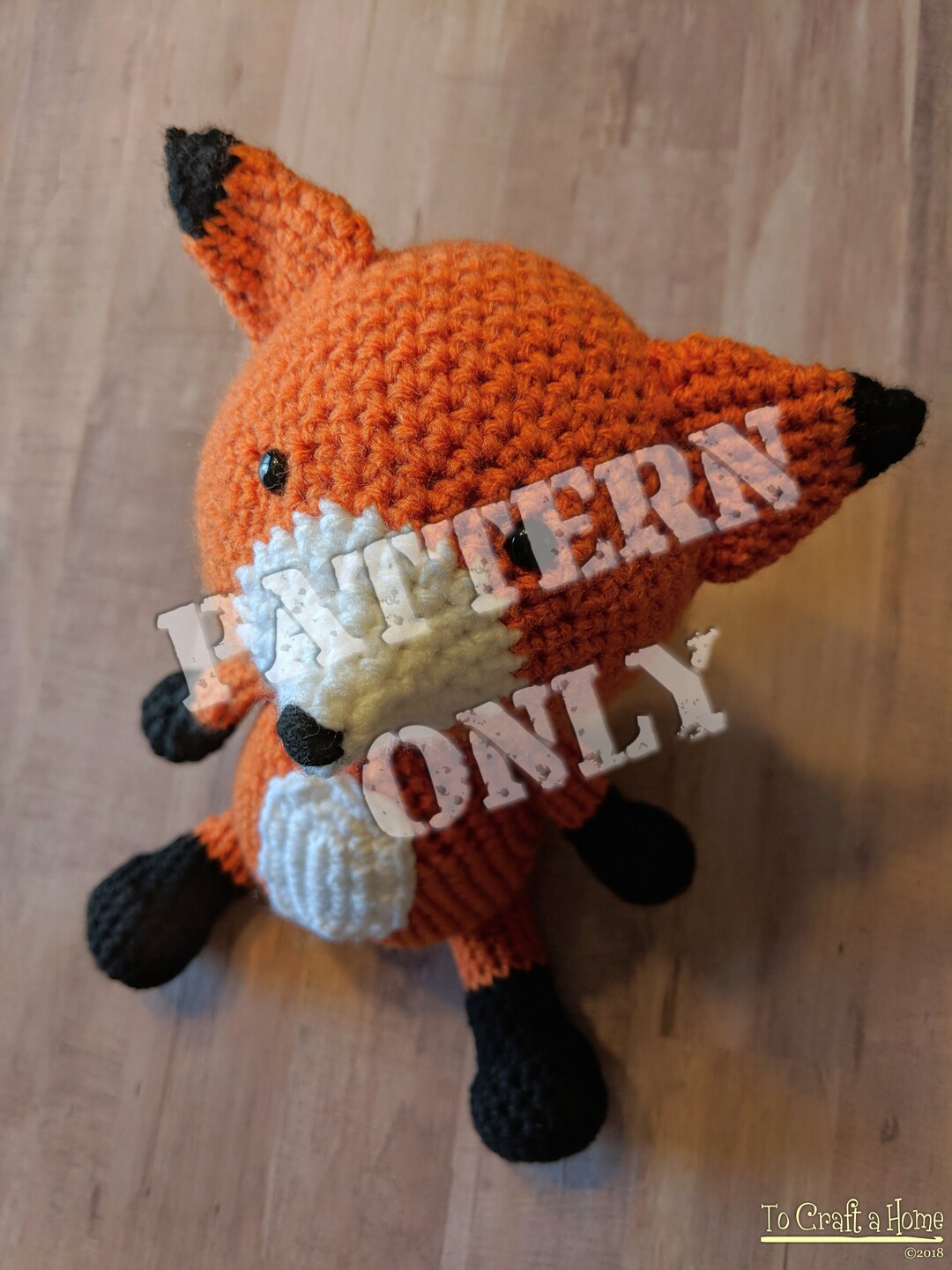 Frederick the Fox Crochet Pattern-crochet PDF Pattern - Etsy